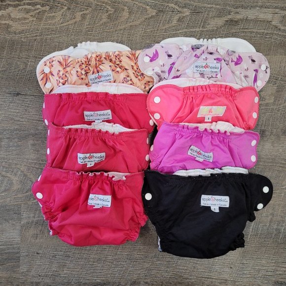 Applecheeks | Accessories | Applecheeks 8 Cloth Diaper Covers Sz | Poshmark